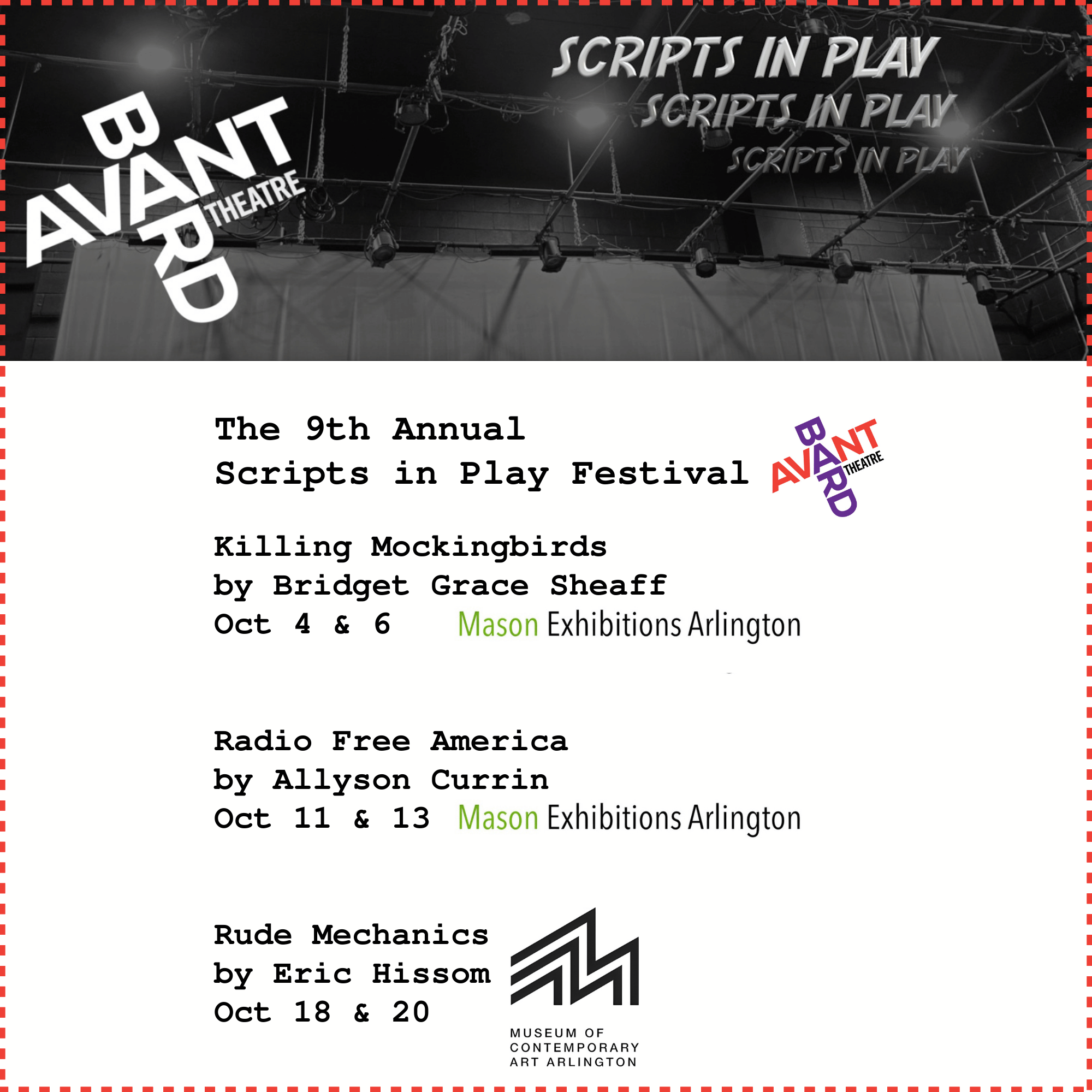 35th Season - Avant Bard Theatre